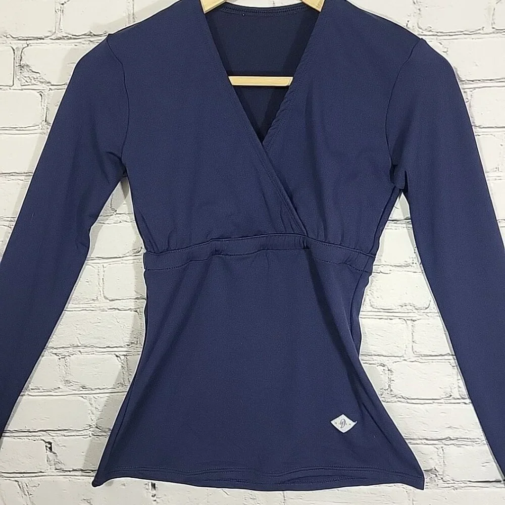 NAVY | Shirts & Tops | Vintage 8s Dehen Navy Blue Top Girls Jr Small ...